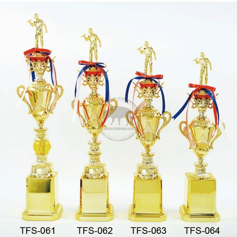 Singing Trophies | Single-Post 5-Star Trophies 061 | Buffalo Trophaea