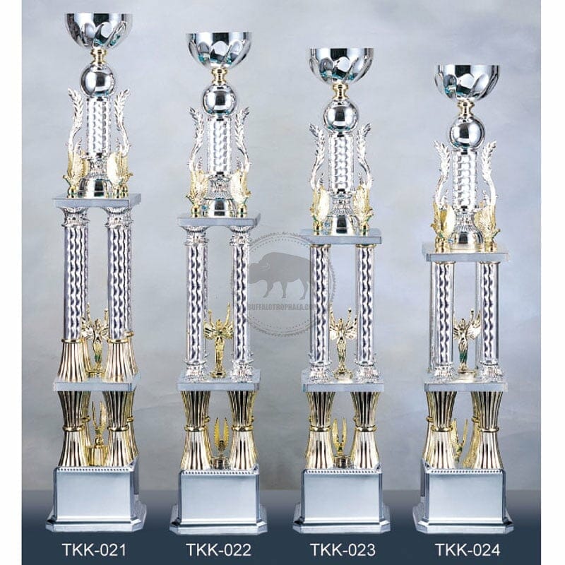 Round Trophies | Multi-Column & 4-Post Open-Top Trophies 021 | Buffalo ...